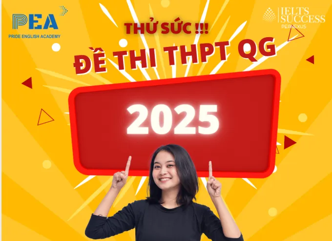 Đề thi tiếng Anh THPT Quốc Gia 2025 ( online interactive)
